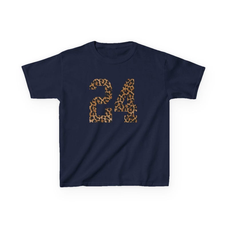 Custom Leopard Print Number 90s Baby Tee, Y2k Style Cheetah Printed ...