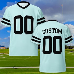 Custom Football Jersey, Custom Number and Name Sports Jersey - Etsy