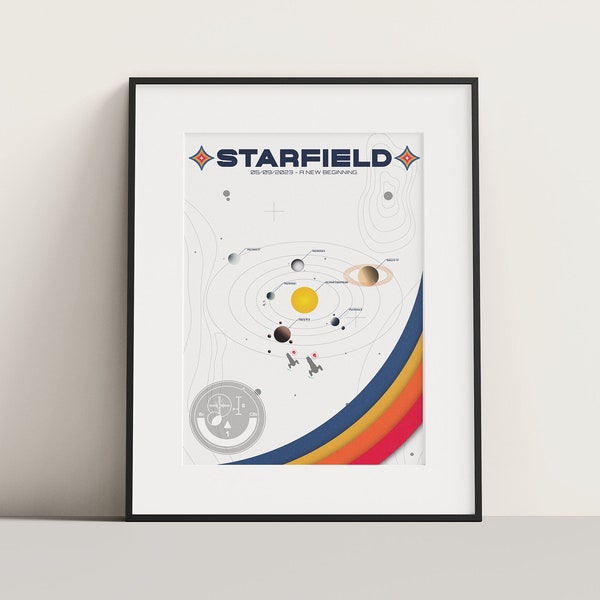 Starfield Poster - Etsy