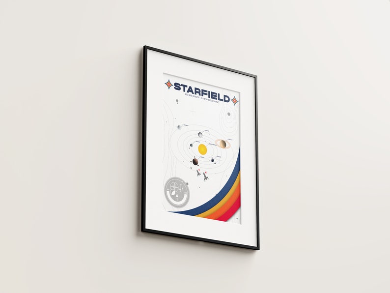 Starfield Poster digital Download Perfect Gift for Gamers, Bethesda ...
