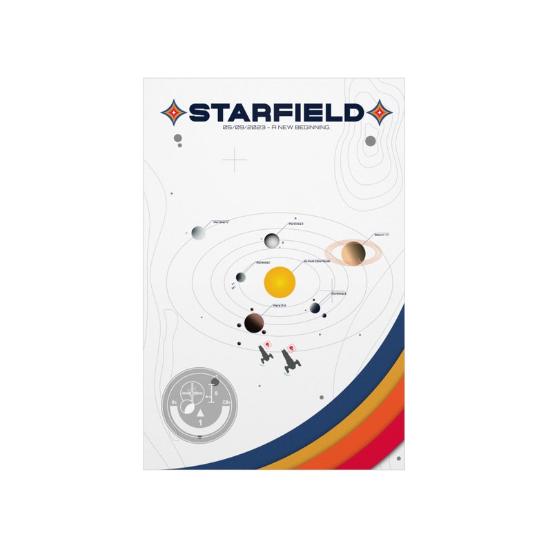 Starfield Poster Perfect Gift for Gamers Bethesda Game Art - Etsy