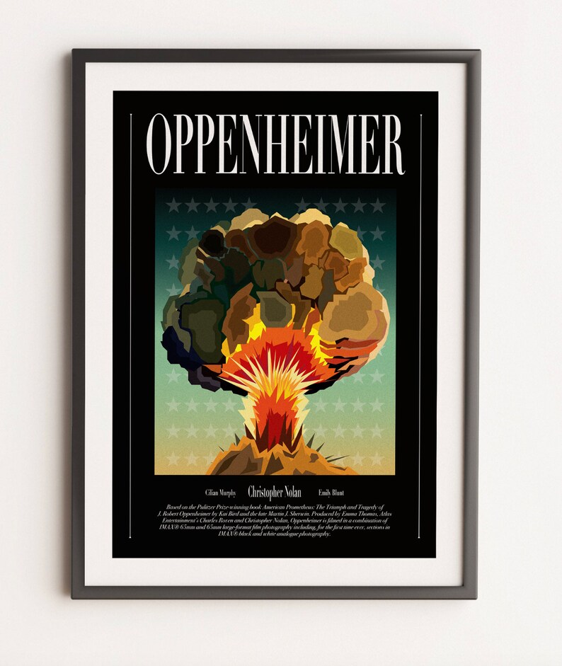 Oppenheimer Movie-inspired Digital Download Posters WWII - Etsy