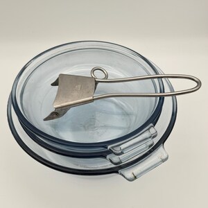 Vintage Pyrex Flameware Blue Glass Set With Handle 2qt, 3qt, 5qt - Etsy