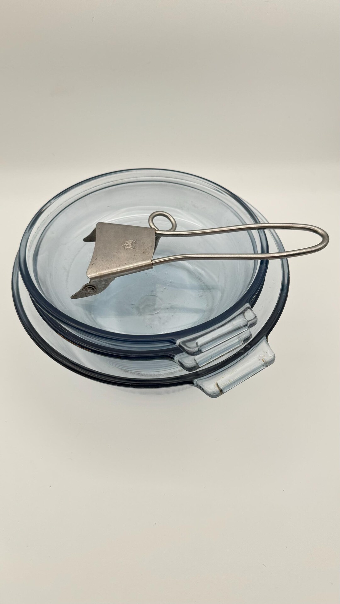 Vintage Pyrex Flameware Blue Glass Set With Handle 2qt, 3qt, 5qt - Etsy