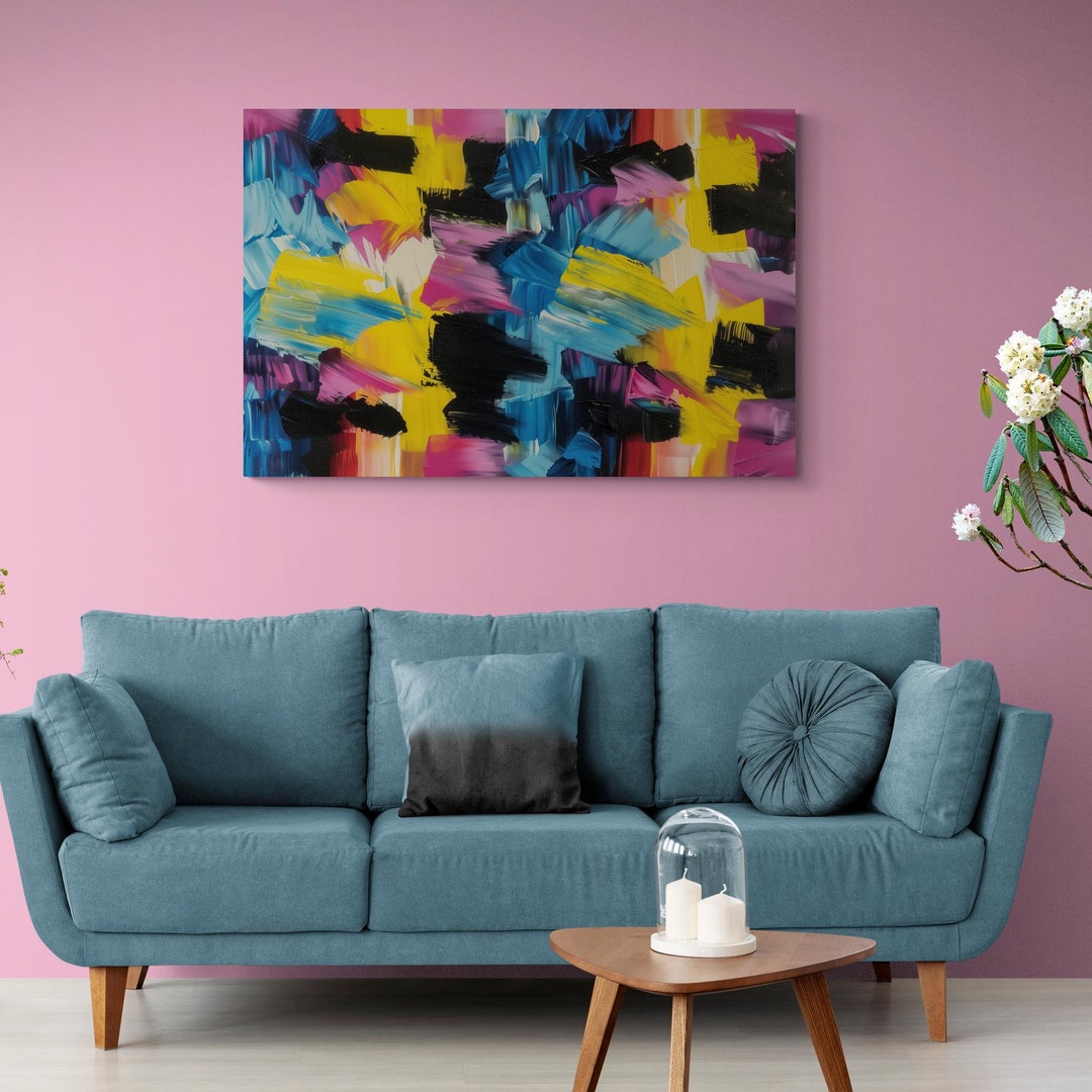 Licorice Dreams Canvas Wall Art Home Decor Contemporary Living Room ...