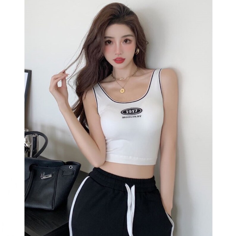 Stretchy Stylish and Comfortable One-size Crop Top With Built-in Bra - Etsy