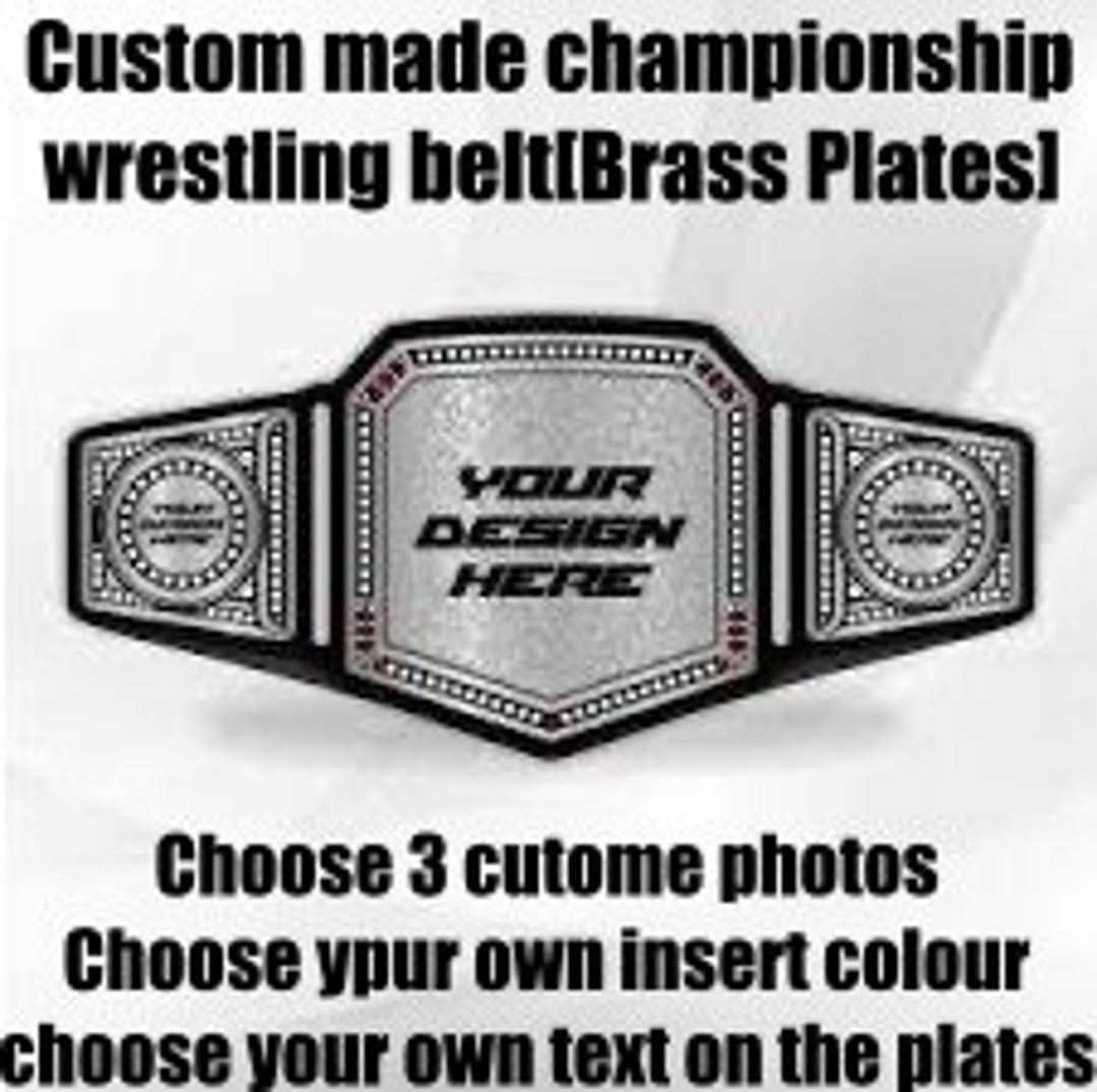 Perfect Custom Wrestling Belt 4 Mm Brass Plates - Etsy