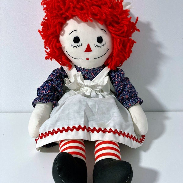Raggedy Ann Doll - Etsy