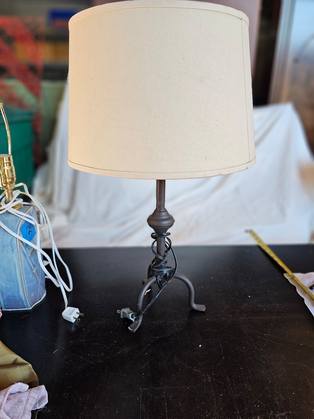 Park Designs Three Legged Lamp Rustic Claw Foot Table Lamp - Etsy