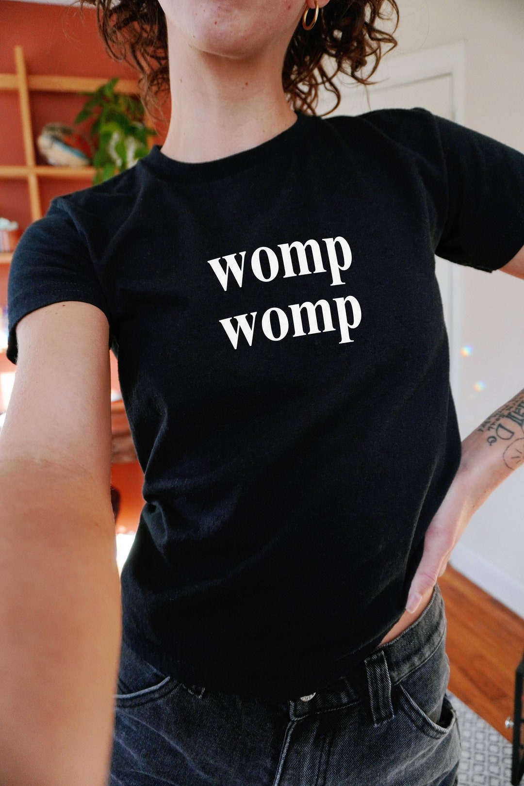 Womp Womp Baby Tee, Y2k Clothing, Funny Meme Shirt, Weirdcore Tshirt, Shirts That Go Hard ...