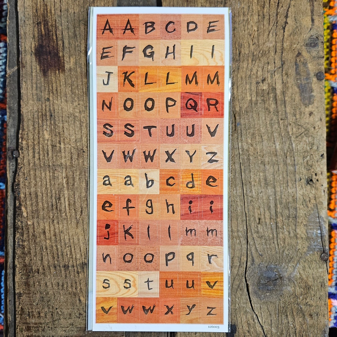 Alphabet Stickers/ Die Cut Stickers for Crafts/ Card Making ...