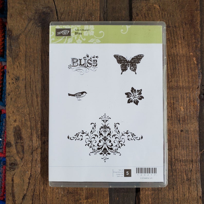 NEW Stampin Up! Stamp Set/red Rubber Stamp/ You Choose/ Just Believe ...