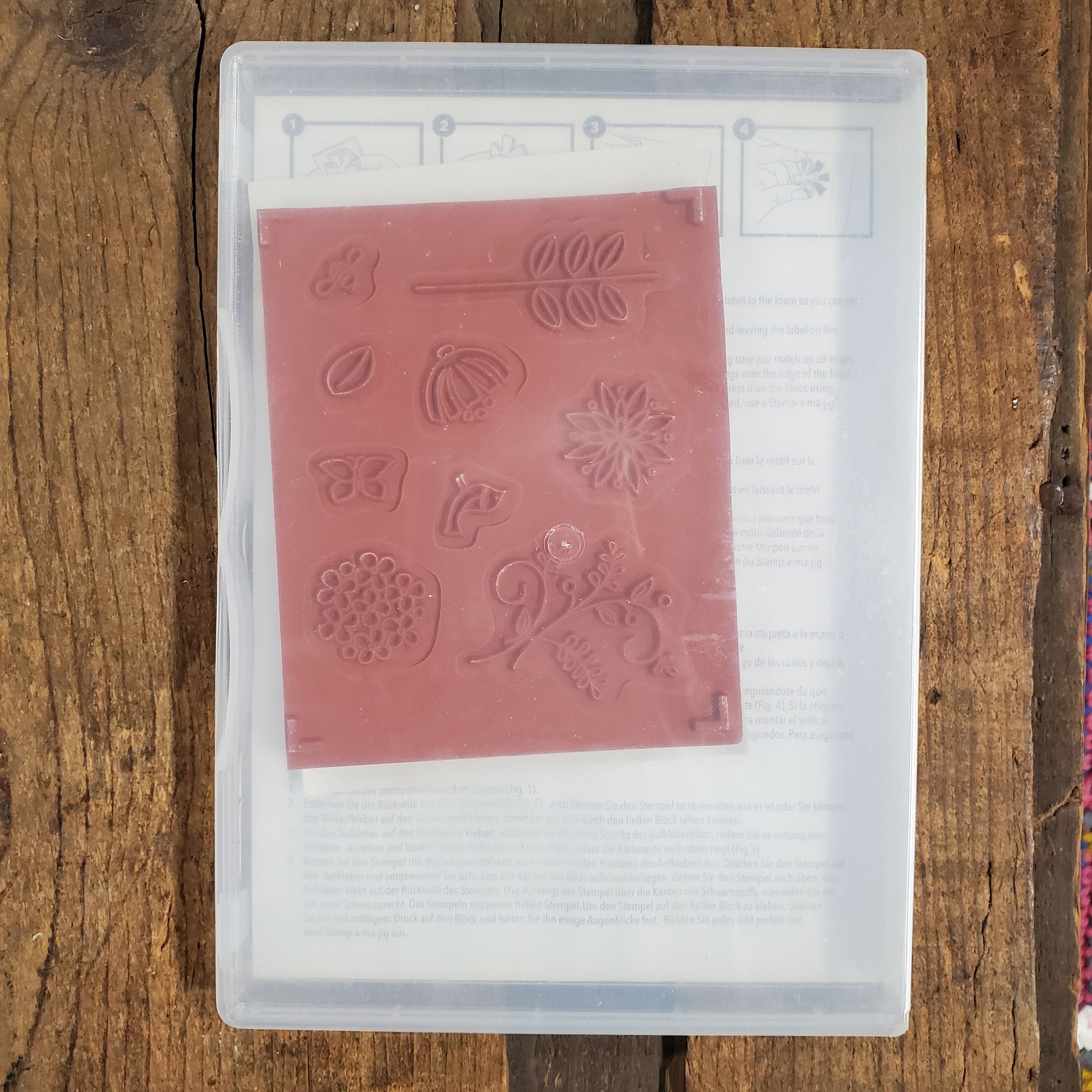 NEW Stampin Up! Stamp Set/red Rubber Stamp/ You Choose/ Just Believe ...