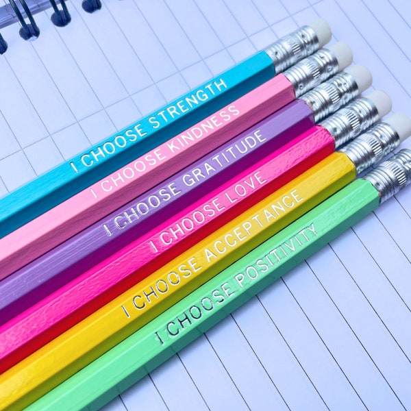 Motivational Pencils - Etsy