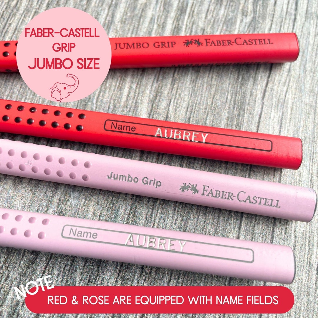 Personalized Jumbo Pencils Faber-castell, Thick Jumbo Pencils for ...