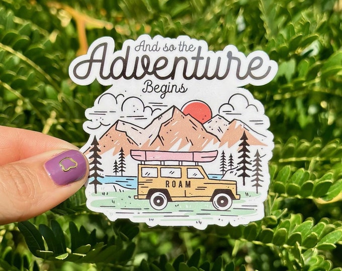 Adventure Sticker, Pack Adventures Sticker, Suitcase Sticker, Traveler ...