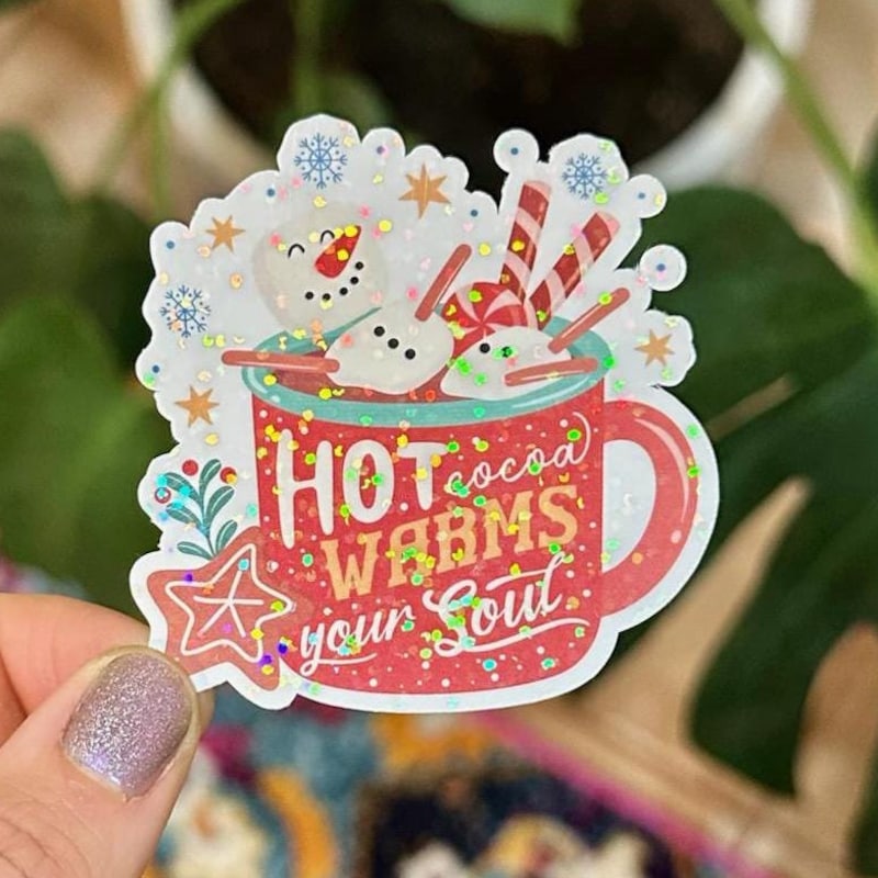 Hot Cocoa Sticker Decals - Etsy