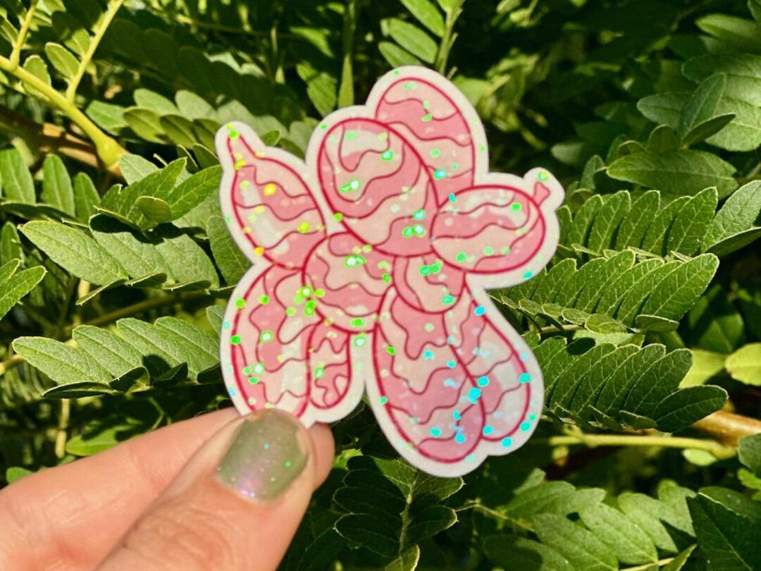 Balloon Dog Sticker Retro Balloon Dog Sticker Pink Sticker Cute Balloon ...