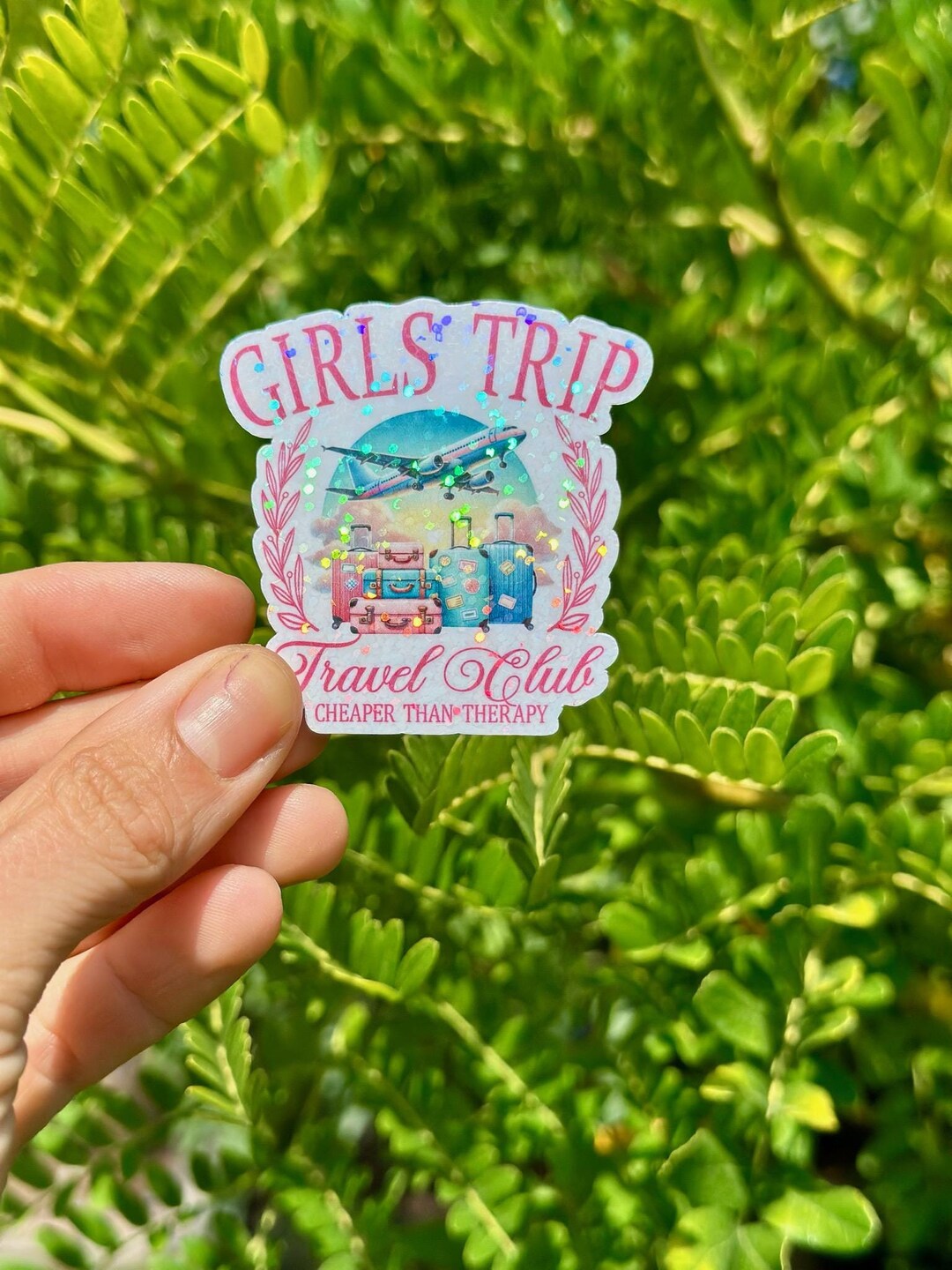 Girls Trip Sticker Travel Sticker Coquette Sticker Suitcase Sticker ...