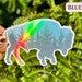 Wyoming Buffalo Bison Sticker Adventure Outdoor Sticker - Etsy