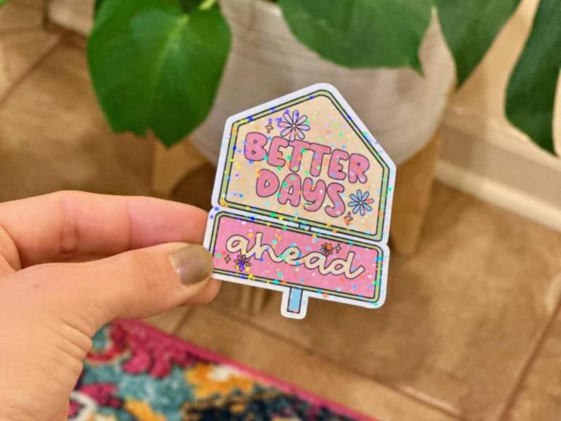 Positivity Sticker Retro Mental Health Sticker Positive Affirmation ...