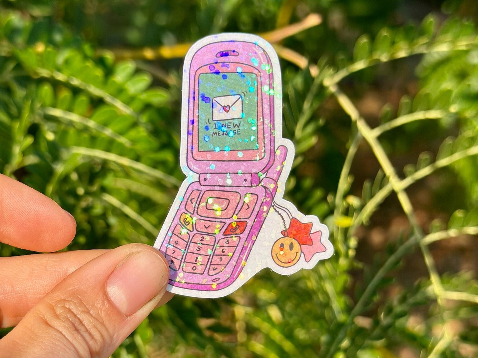 Flip Phone Y2K Sticker Nostalgic Sticker Preppy Sticker 90s Nostalgia ...