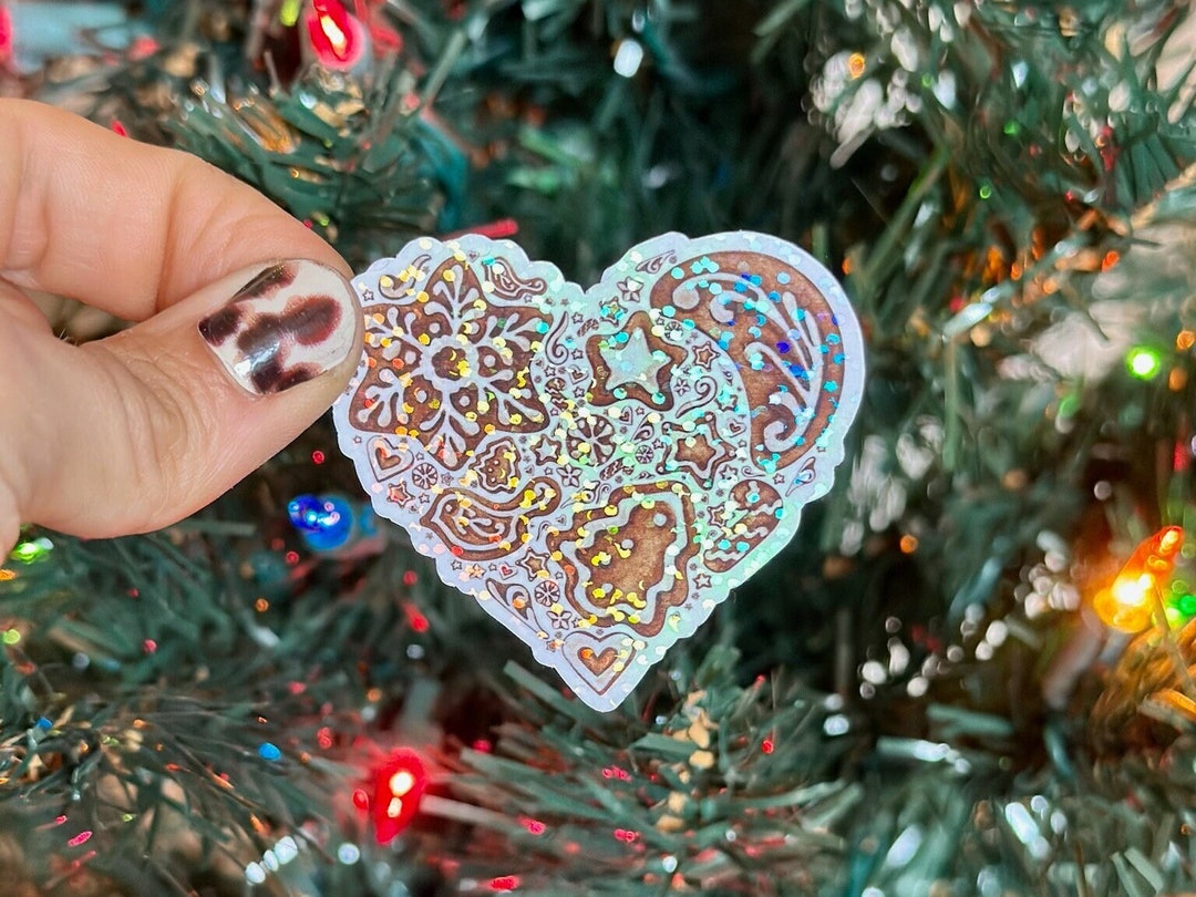 Christmas Cookie Sticker Gingerbread Cookie Christmas Baking Sticker ...