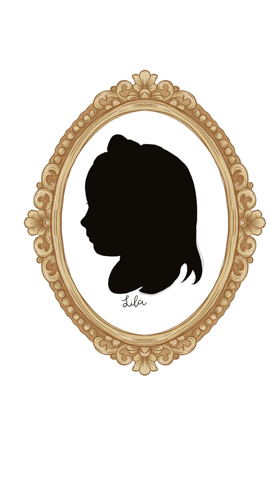 Side Profile Silhouette - Etsy