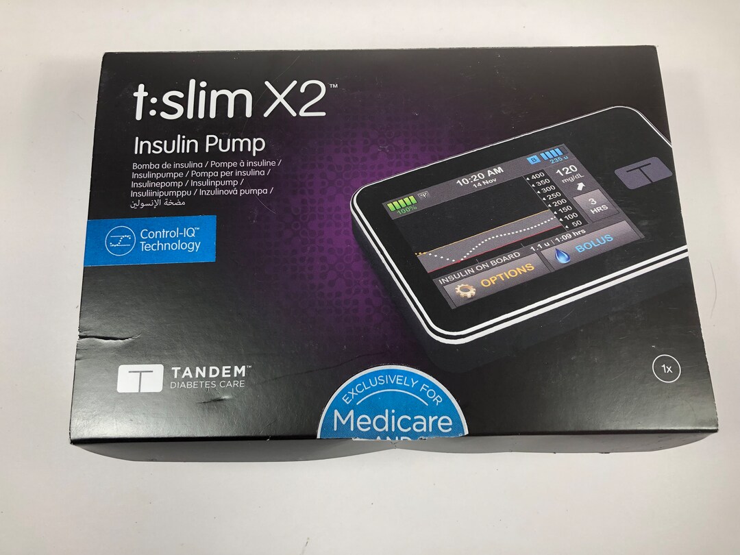 Tandem T-slim X2 Insulin Pump and Instruction Book Brand New. Open Box ...