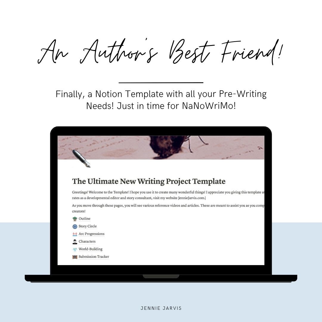 The Ultimate Pre-writing Notion Template for Writer's - Etsy