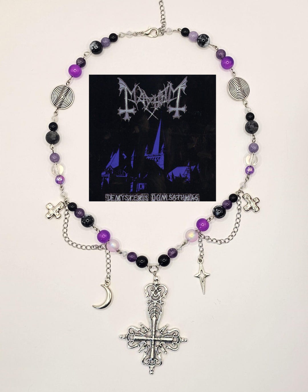 Mayhem Album Cover Inspired Necklace - Etsy