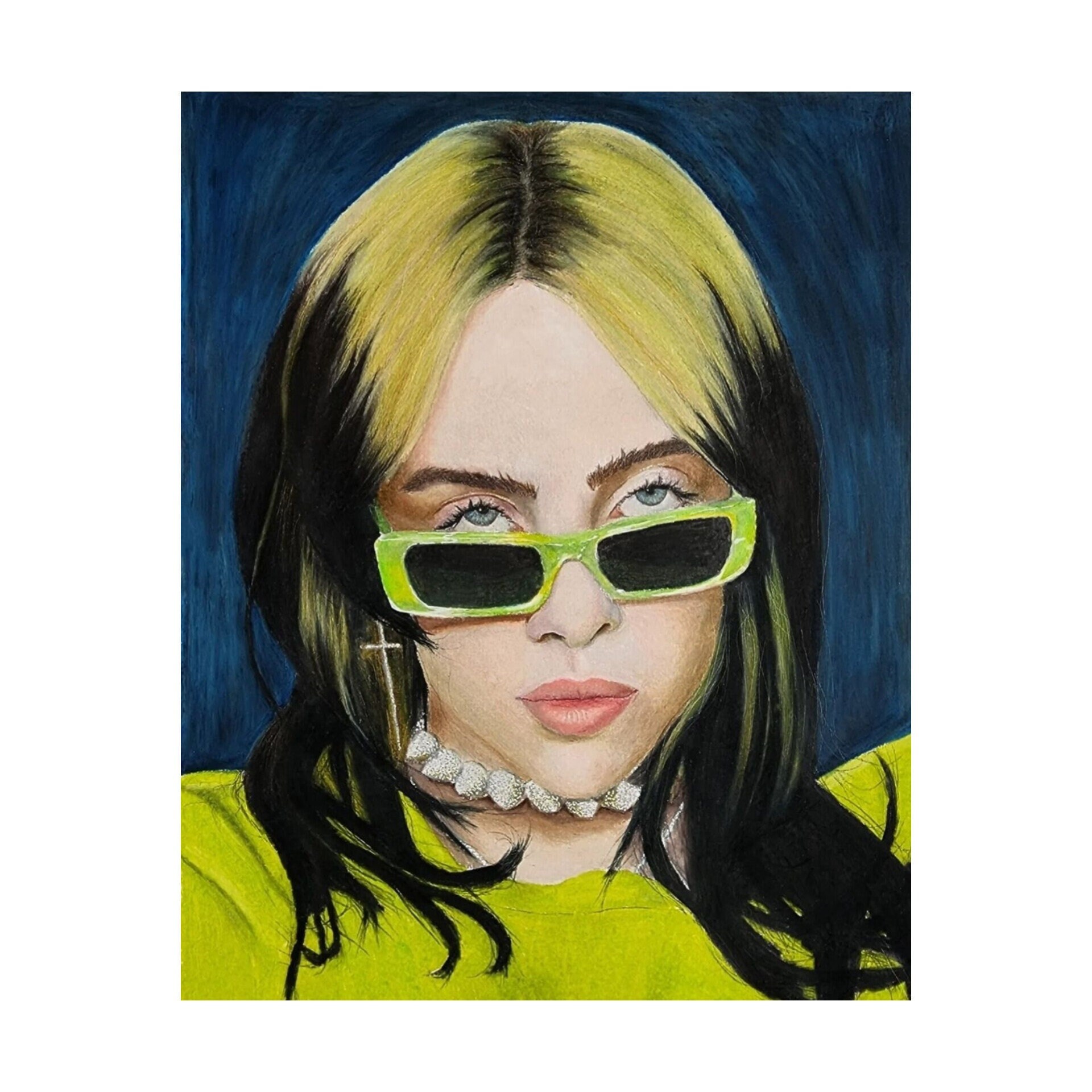 Billie Eilish Art Print - Etsy