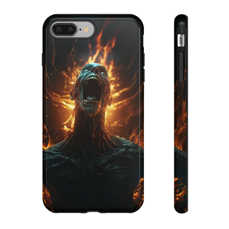 Demonic Possession Phone Case: Horror Print, Tough Protection - Etsy