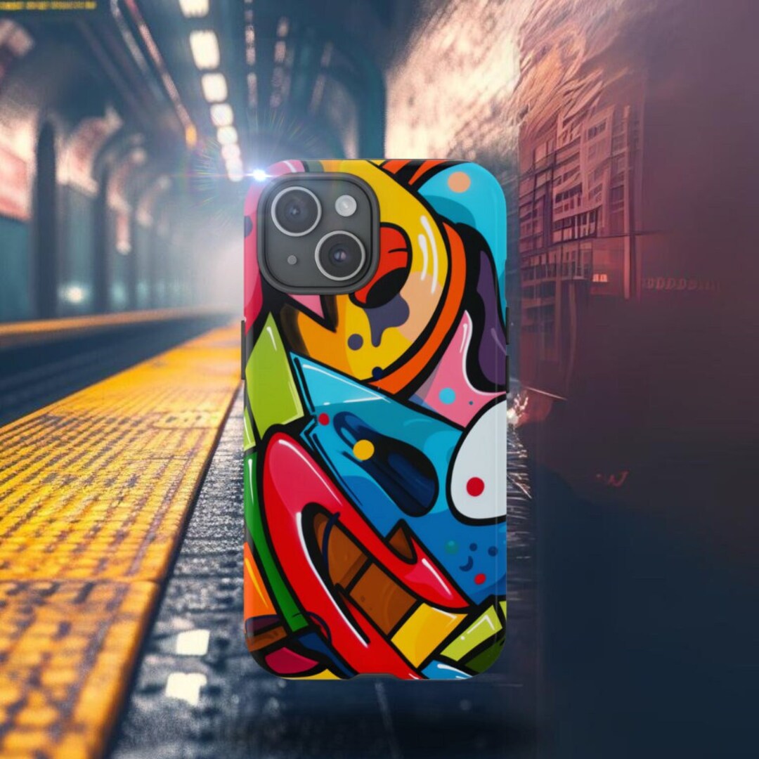 Abstract 1980's Style Graffiti, Tough Mobile Phone Cases, Iphone ...