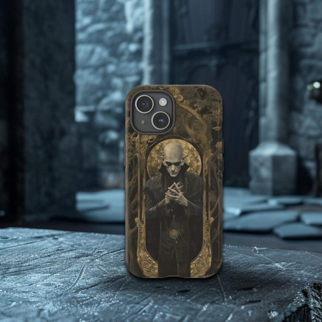 Nosferatu Gothic Smartphone Cover, Vampire Print Phone Case, Tough ...
