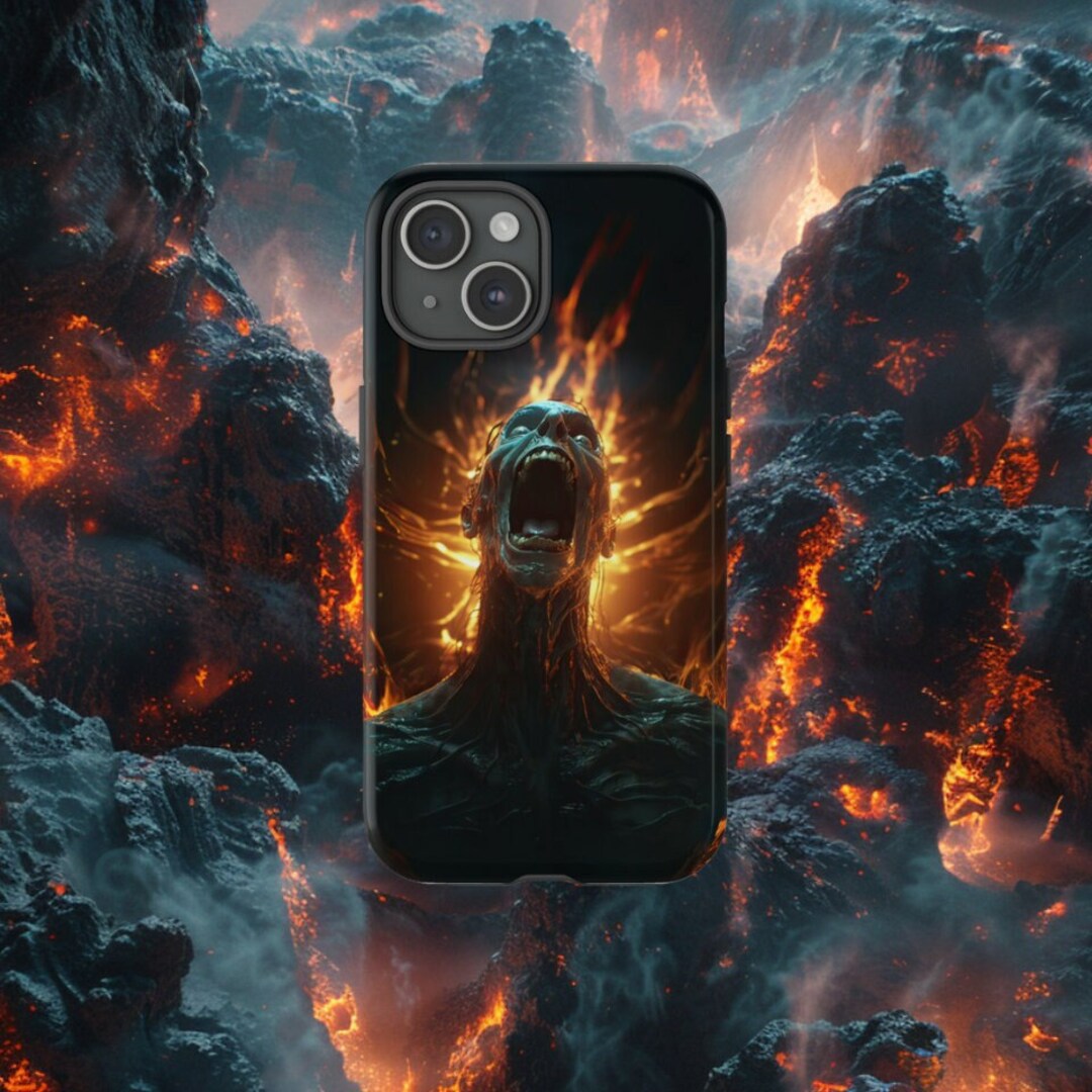 Demonic Possession Phone Case: Horror Print, Tough Protection - Etsy