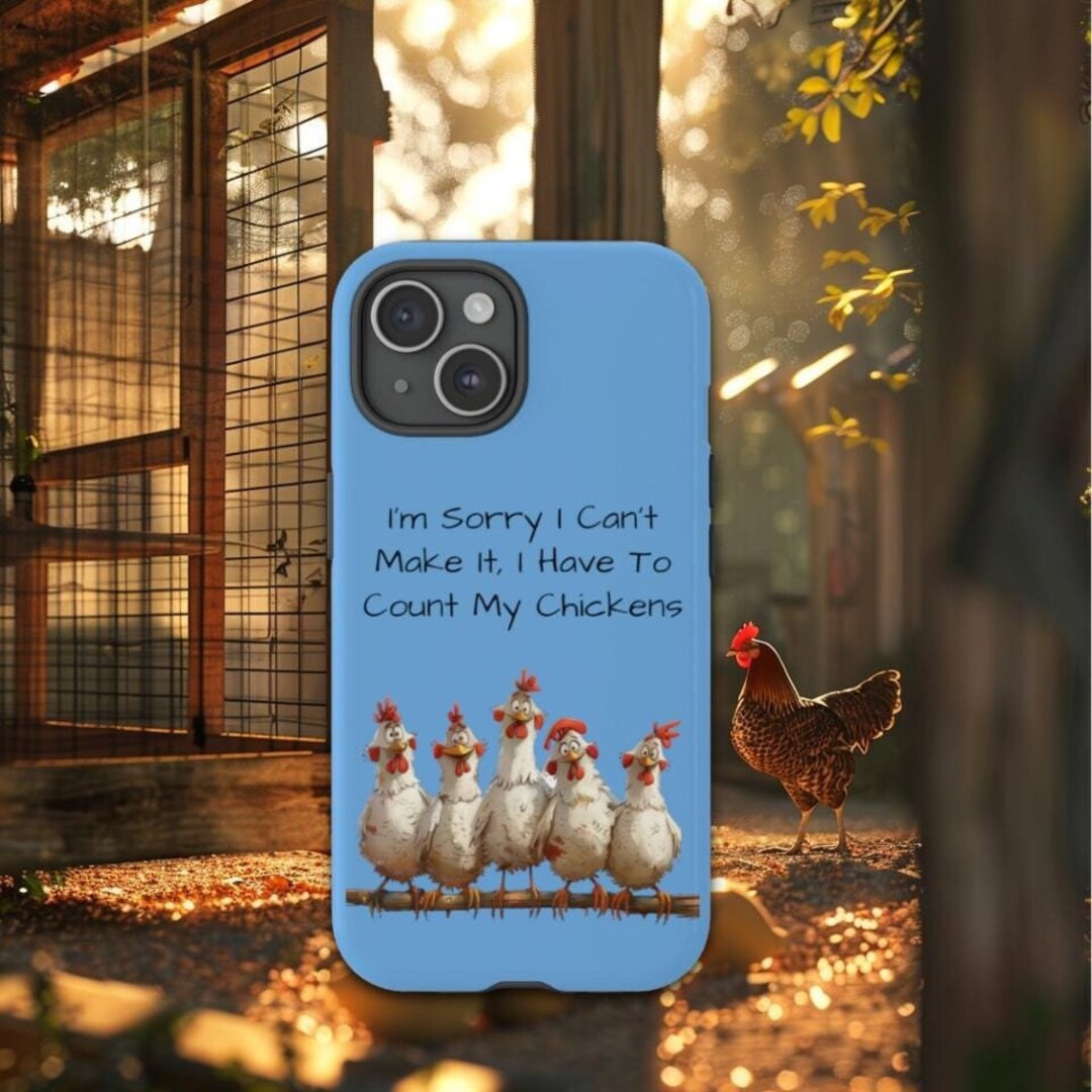Tough Cases, Chicken Lover Gift, Poultry Fanciers Phone Cover, Cartoon ...