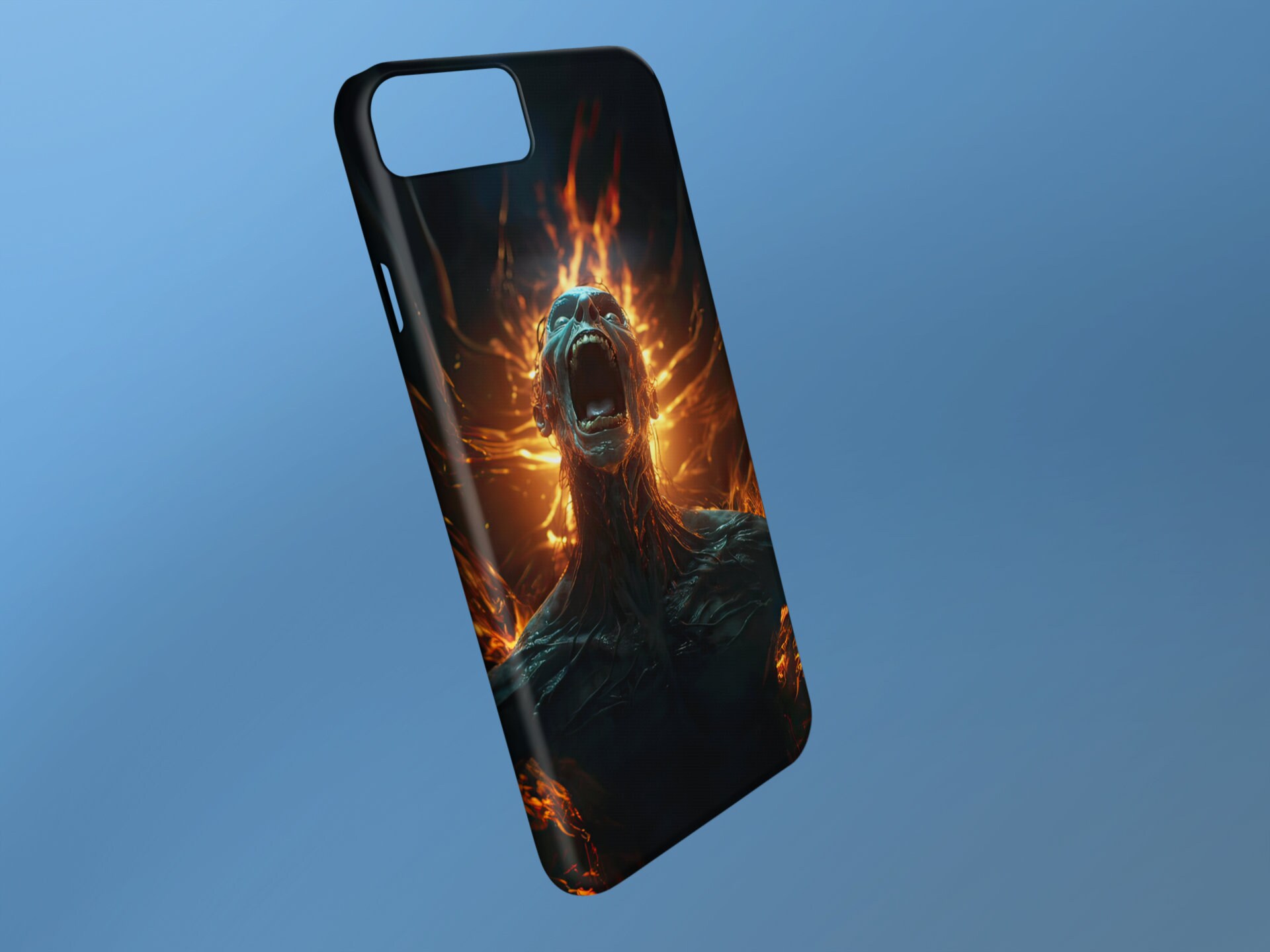 Demonic Possession Phone Case: Horror Print, Tough Protection - Etsy