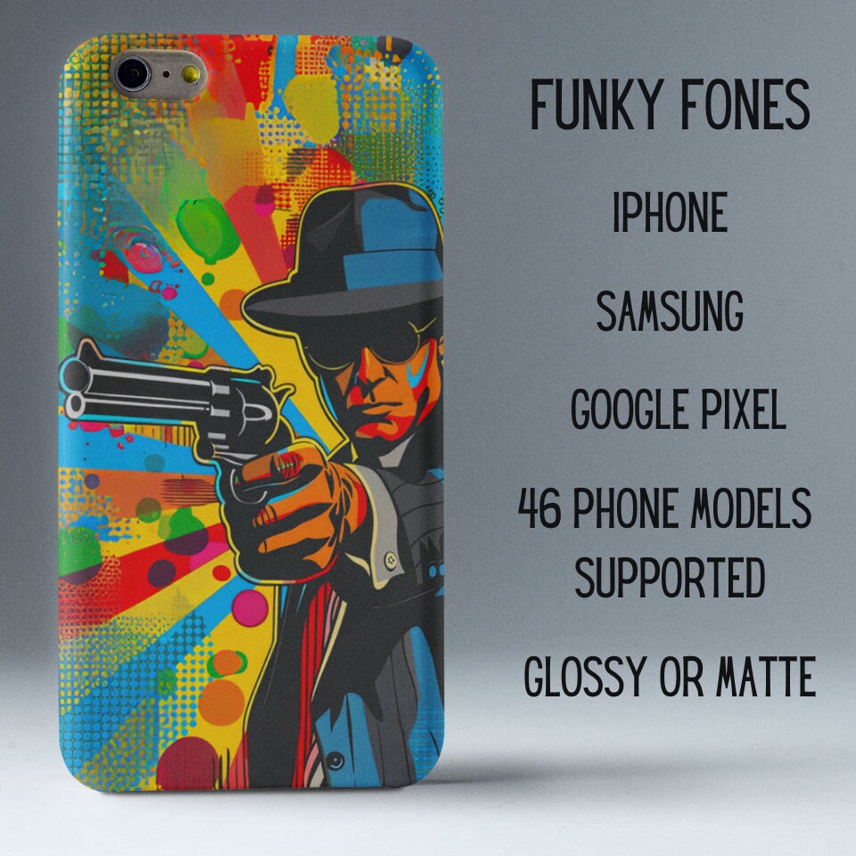 Cool Pop Art Print, Tough Mobile Phone Cases, to Fit Iphone, Samsung ...