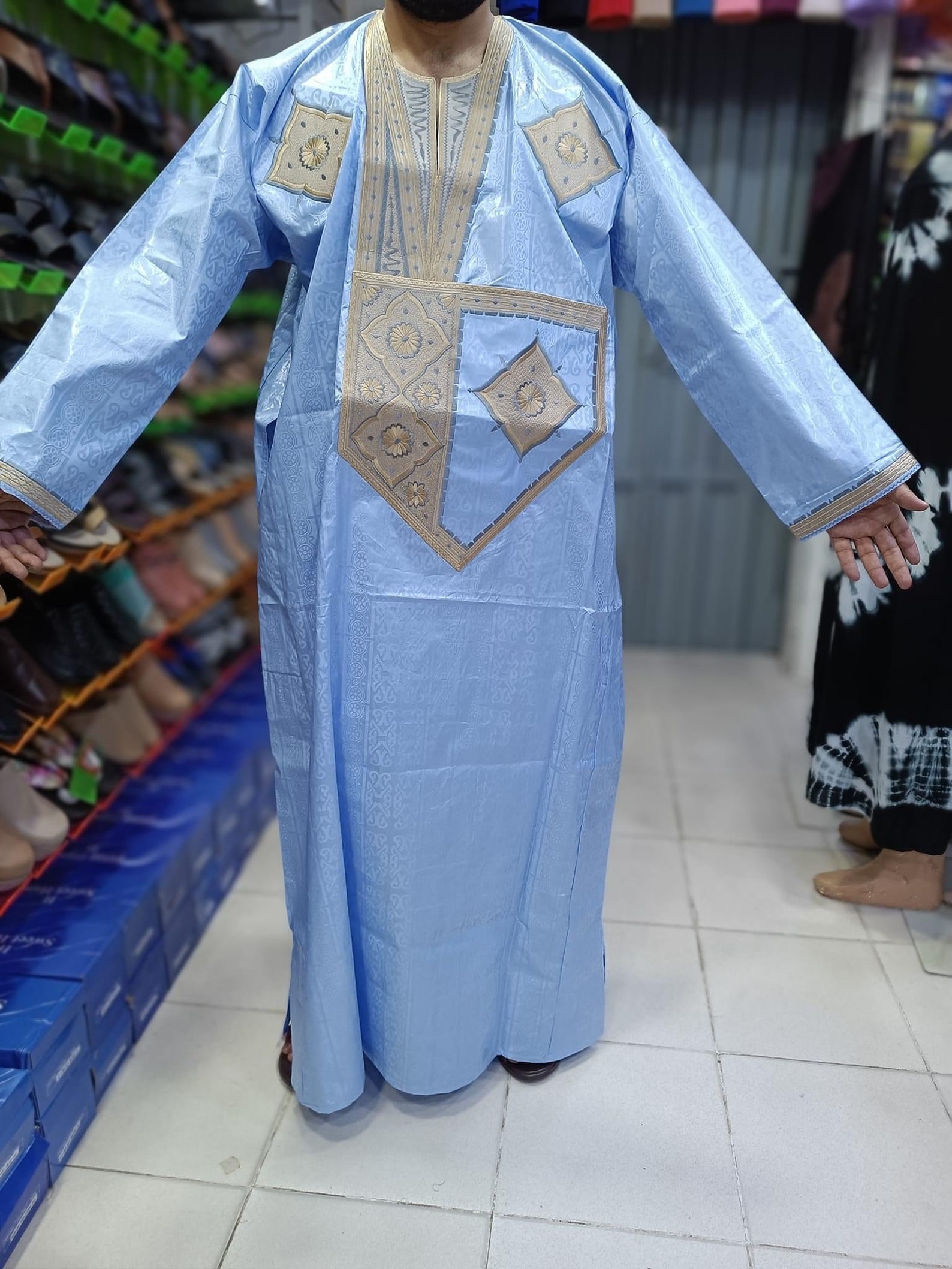 Traditional Mauritanian Caftan: Men's Moroccan Daraa Wedding Dress - Etsy