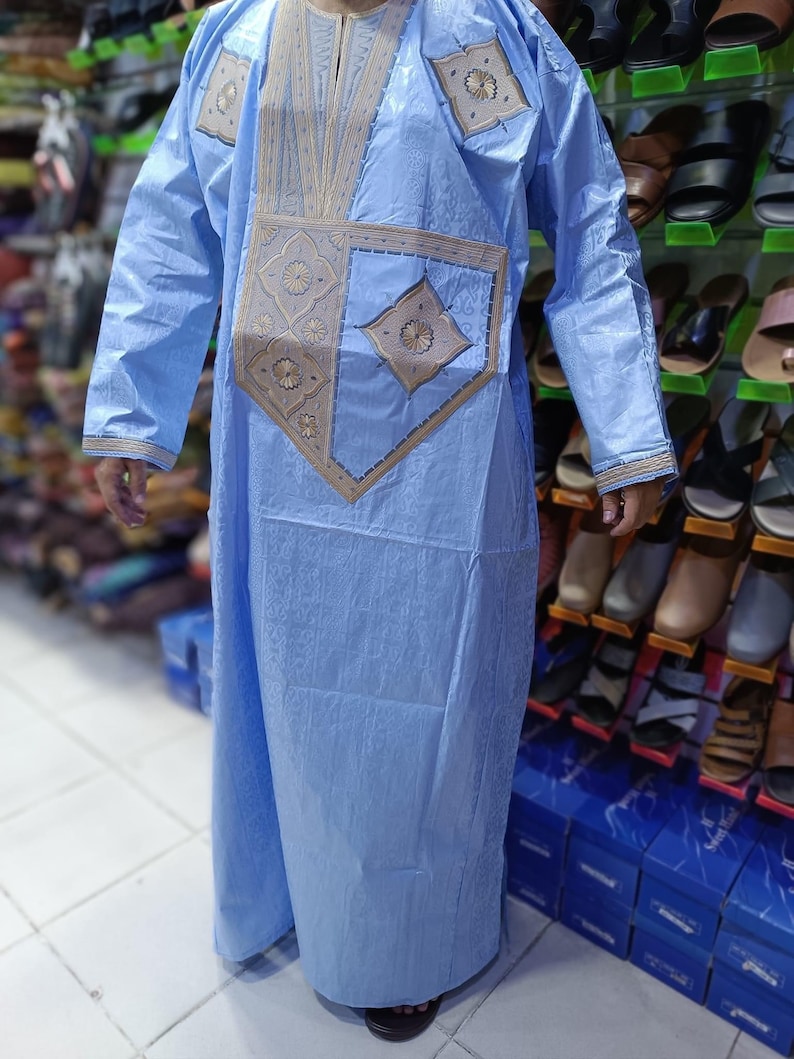 Traditional Mauritanian Caftan: Men's Moroccan Daraa Wedding Dress - Etsy