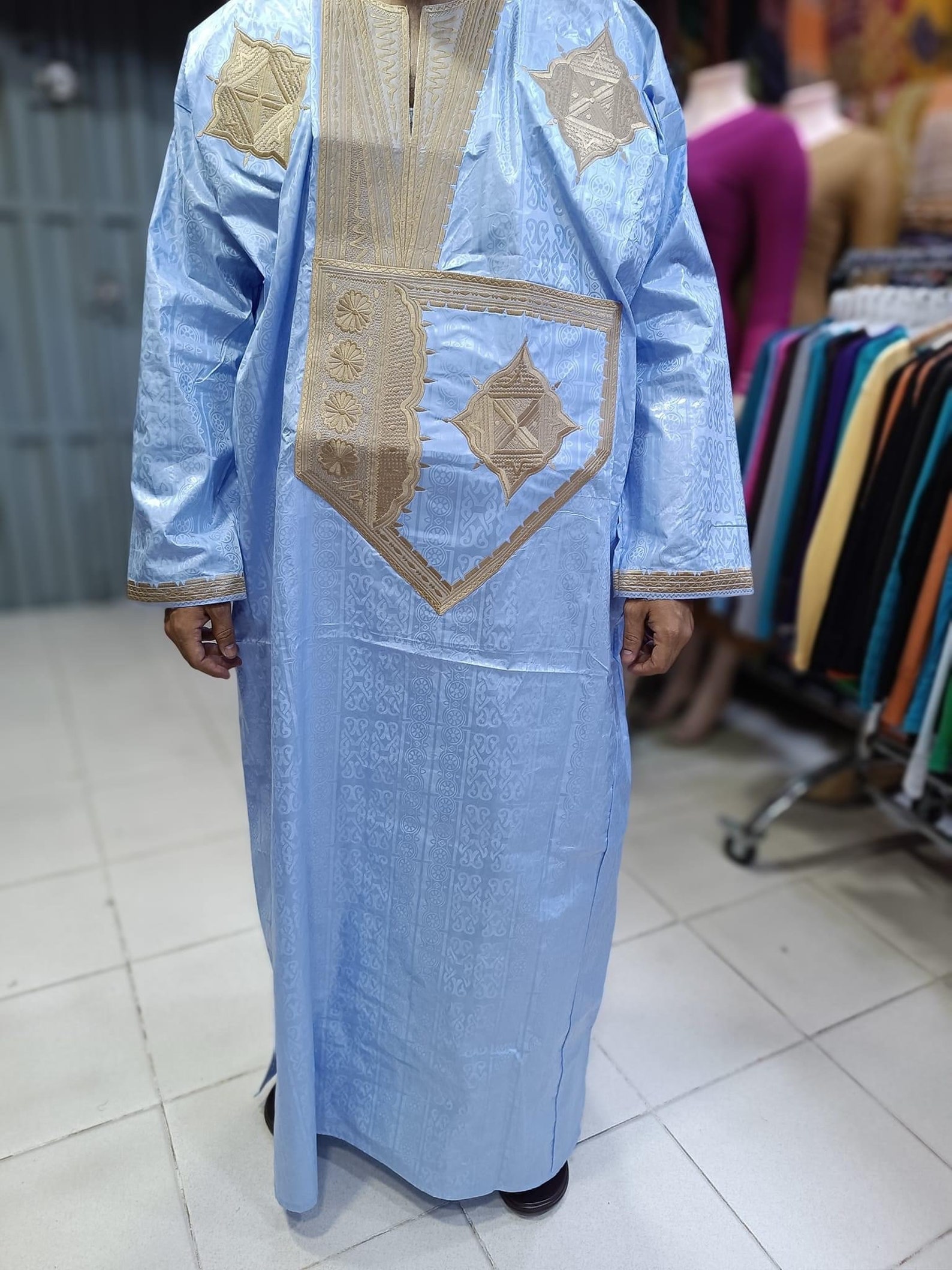 Traditional Mauritanian Caftan: Men's Moroccan Daraa Wedding Dress - Etsy