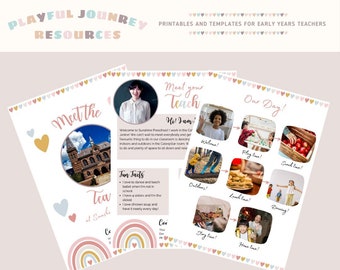 Meet the Team Template Book, Meet the Teacher Template, Meet the Class ...