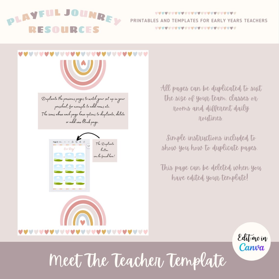 Meet the Team Template Book, Meet the Teacher Template, Meet the Class ...