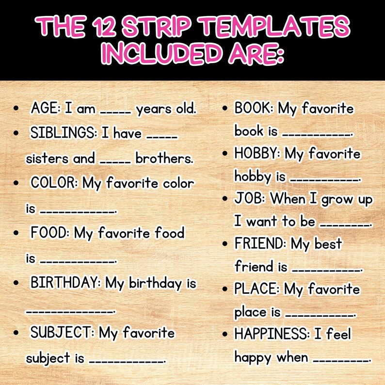 Fully Editable All About Me Rainbow Craft Templates | Printable Back to ...