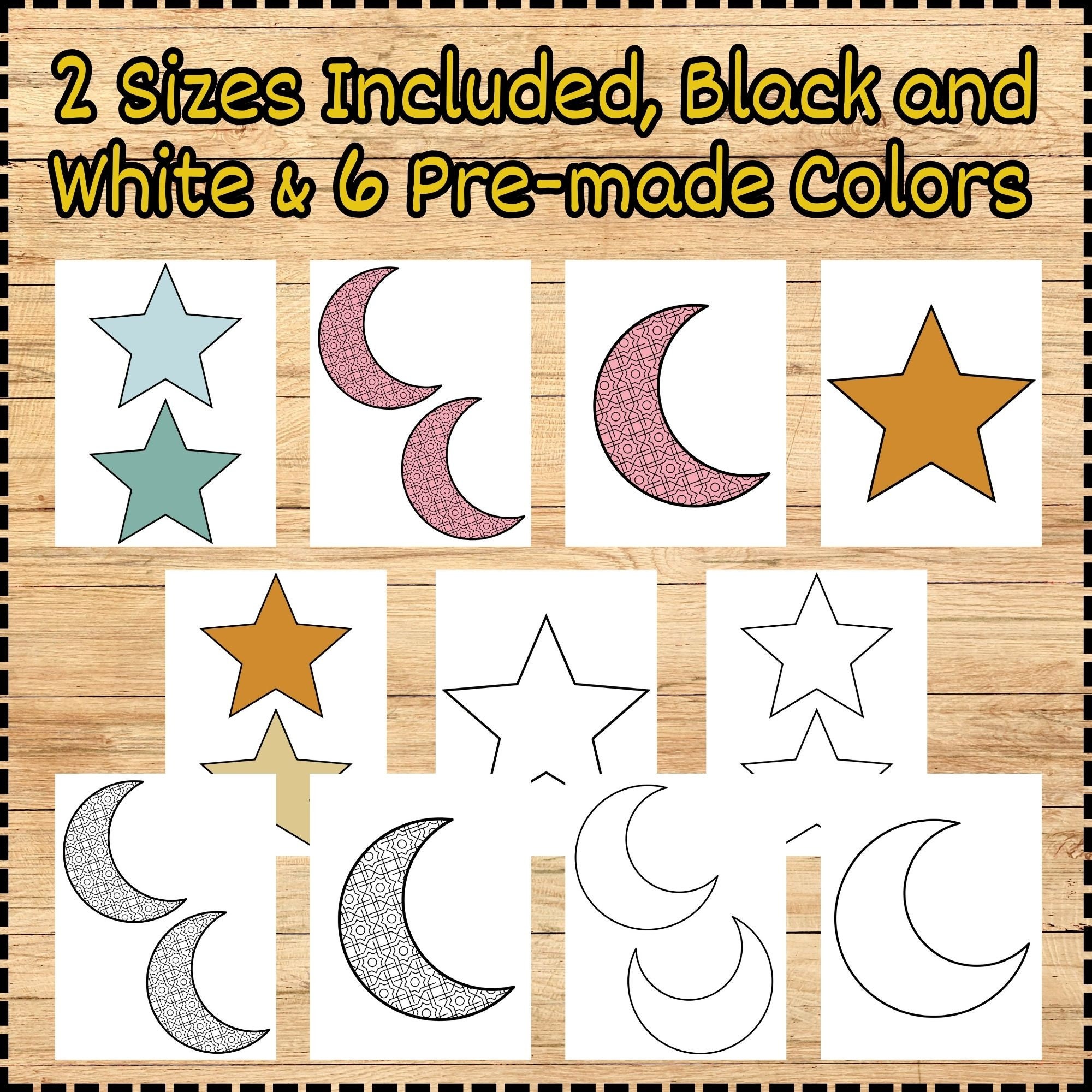 EID MUBARAK Big Letters Decoration | Printable Bulletin Board ...