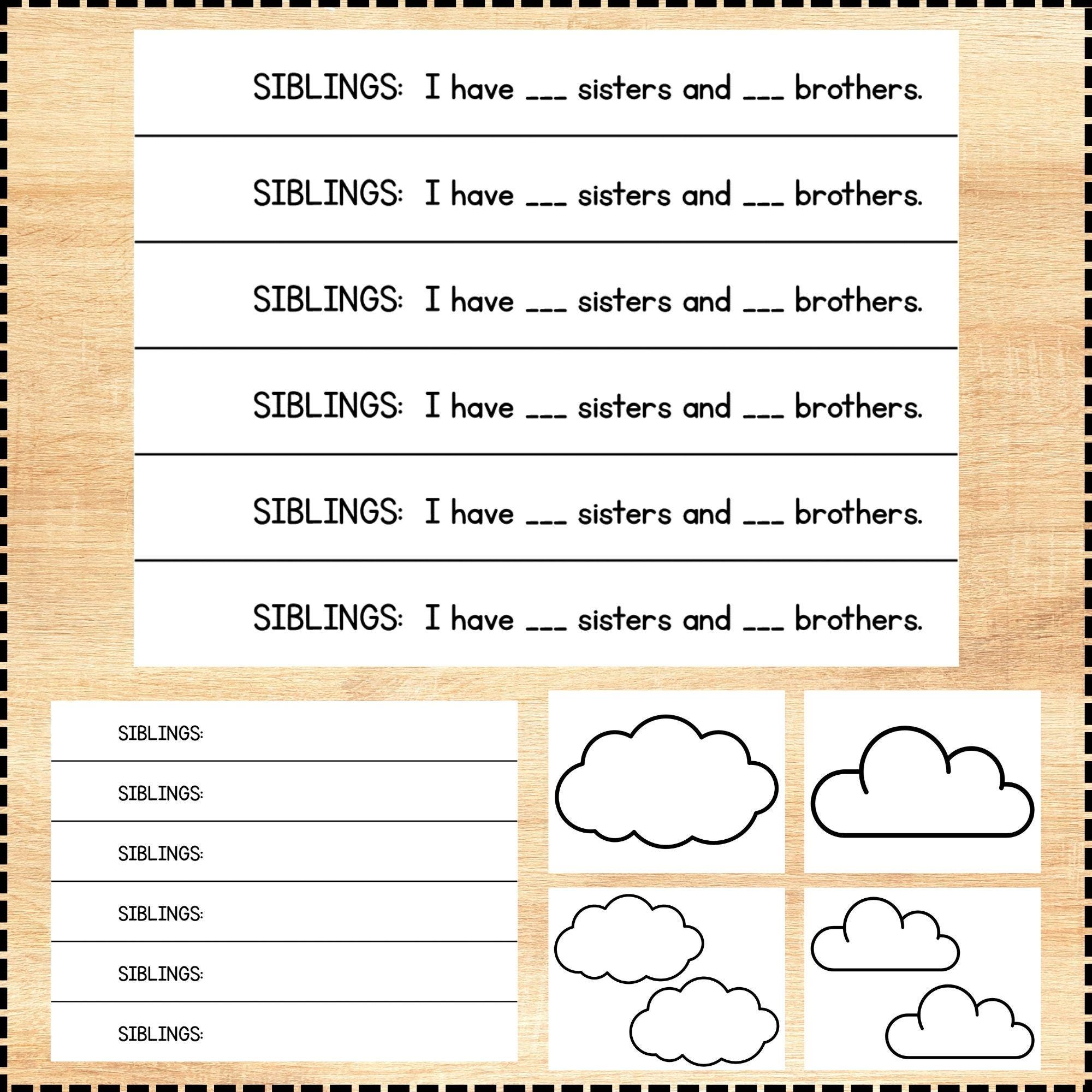 Fully Editable All About Me Rainbow Craft Templates | Printable Back to ...