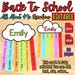 Fully Editable All About Me Rainbow Craft Templates | Printable Back to ...