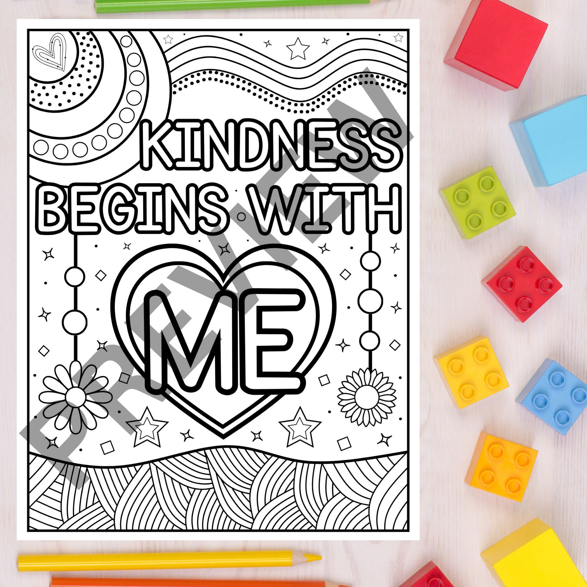 Kindness Day Coloring Pages | World Kindness Day Coloring Pages ...
