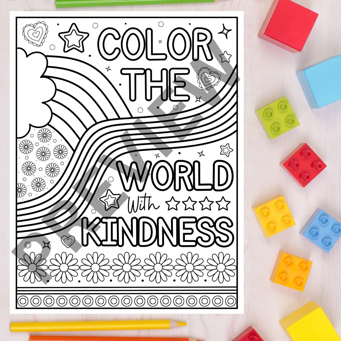 Kindness Day Coloring Pages | World Kindness Day Coloring Pages ...